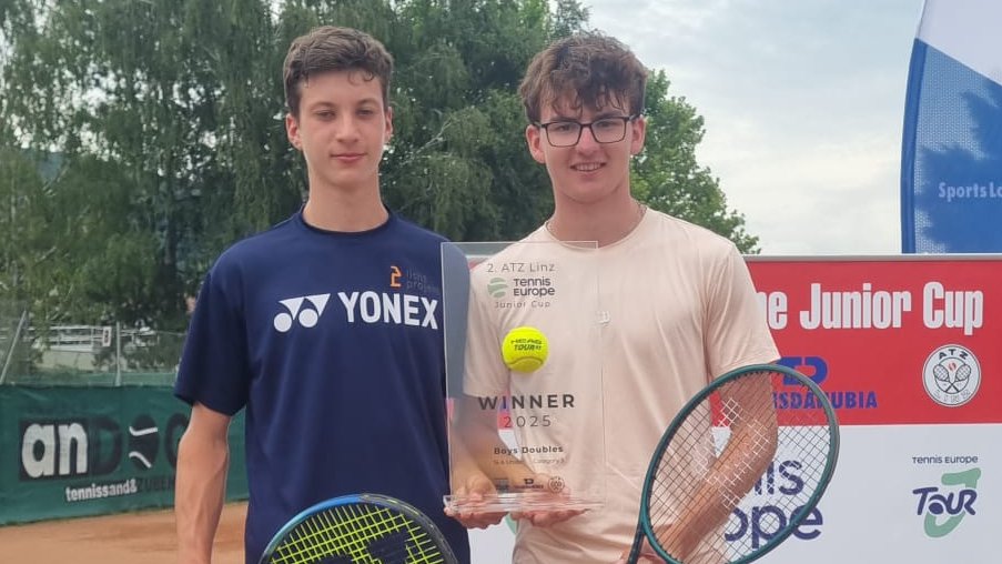 WTV: Jannik Spindler feiert das Double beim 2. ATZ Linz Tennis Europe ...