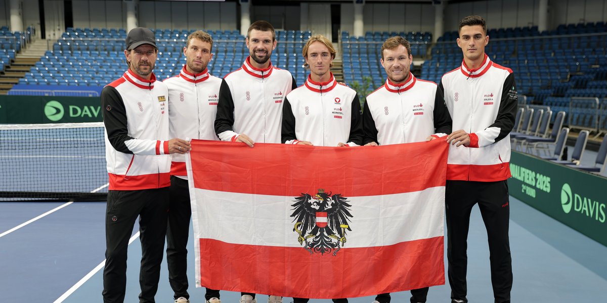 WTV: KURIER Austria Davis Cup Team baut in Bologna auf bewährte Formation